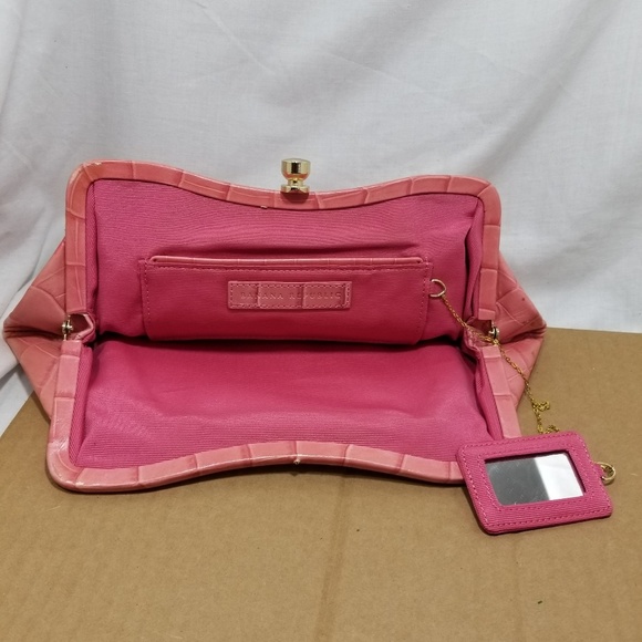 Banana Republic | Bags | B85 Banana Republic Croc Embossed Clutch ...